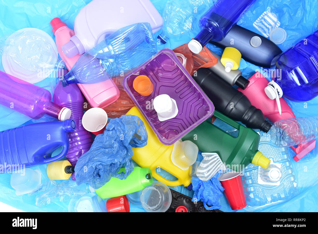 close up of a Recycling plastic Stock Photo - Alamy