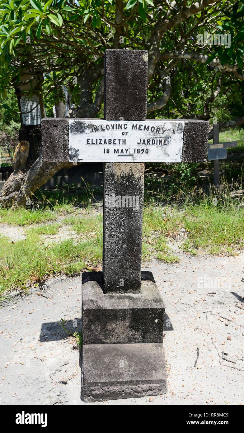 Historic grave of Elizabeth Jardine, wife of John Jardine who ...