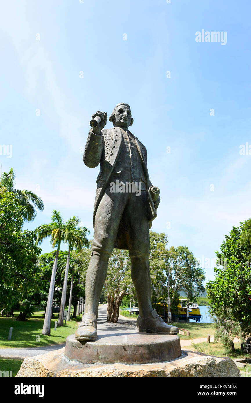 Captain James Cook Statue, Cooktown, Far North Queensland, QLD, FNQ ...