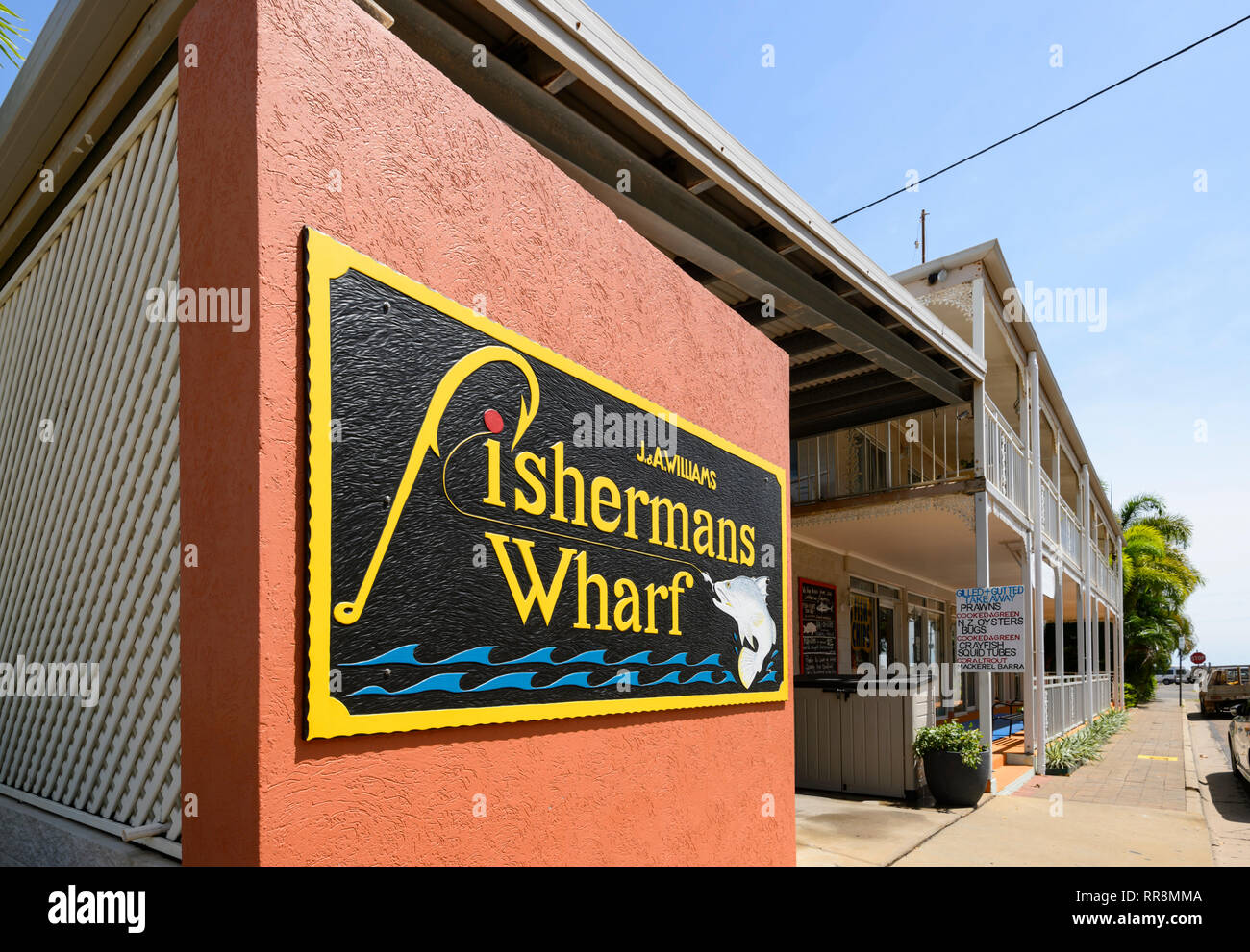 Fishermans Wharf on Charlotte Street, Cooktown, Far North Queensland ...