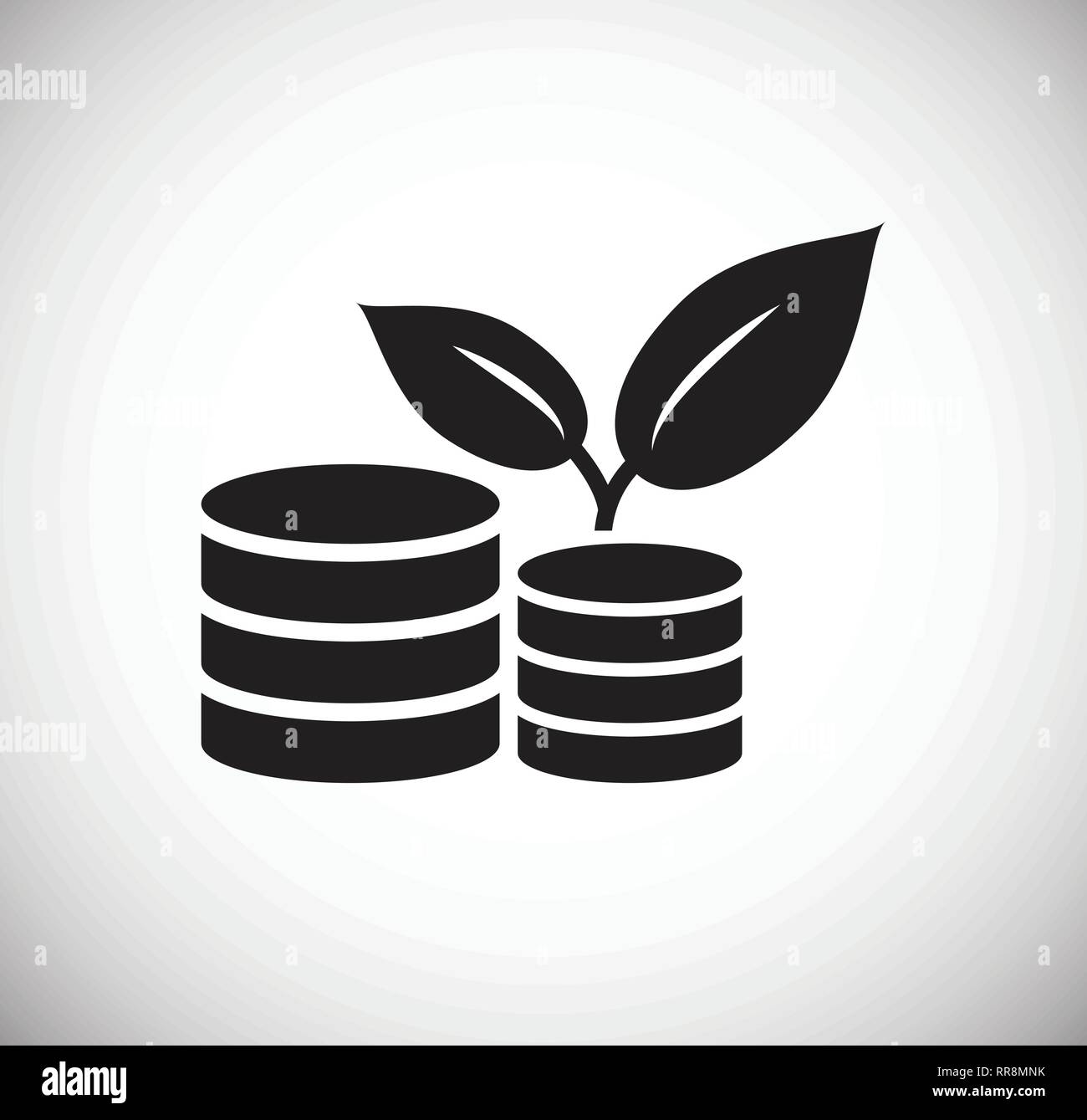 Grow icon on white background for graphic and web design, Modern simple ...