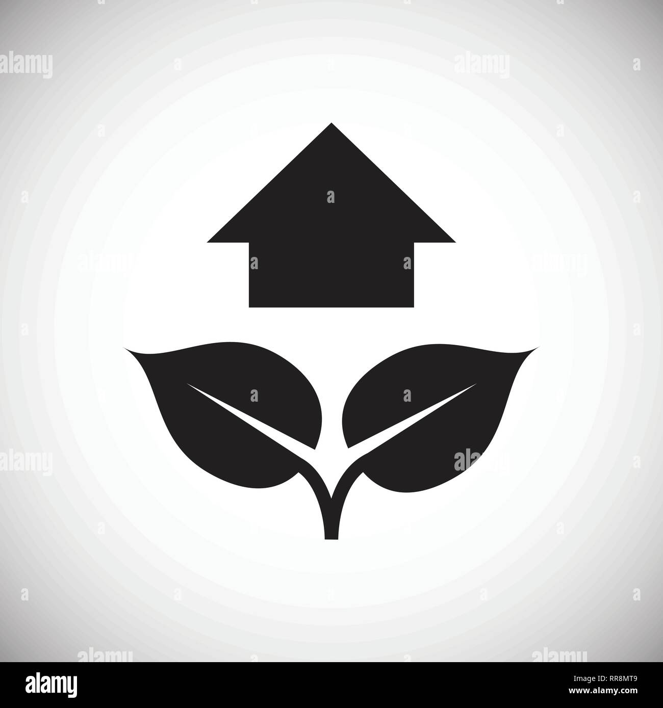 Grow icon on white background for graphic and web design, Modern simple ...