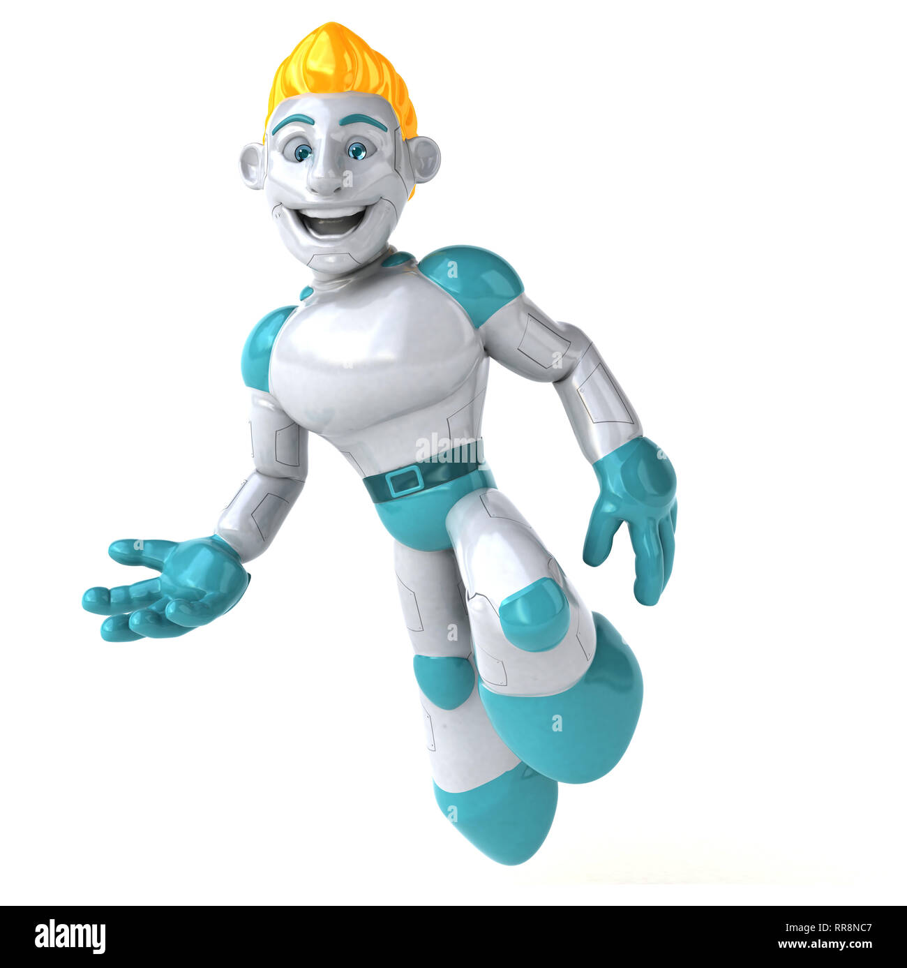 Robot - 3D Illustration Stock Photo - Alamy