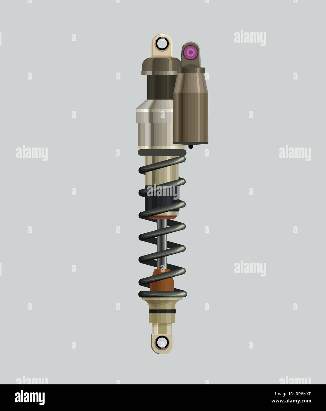 Spring shock absorber hi-res stock photography and images - Alamy