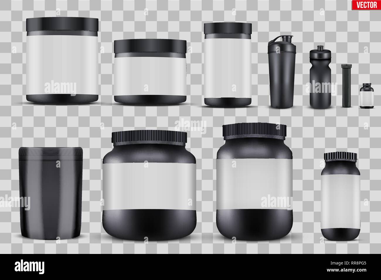 Nutrition label can isolated Stock Vector Images - Alamy