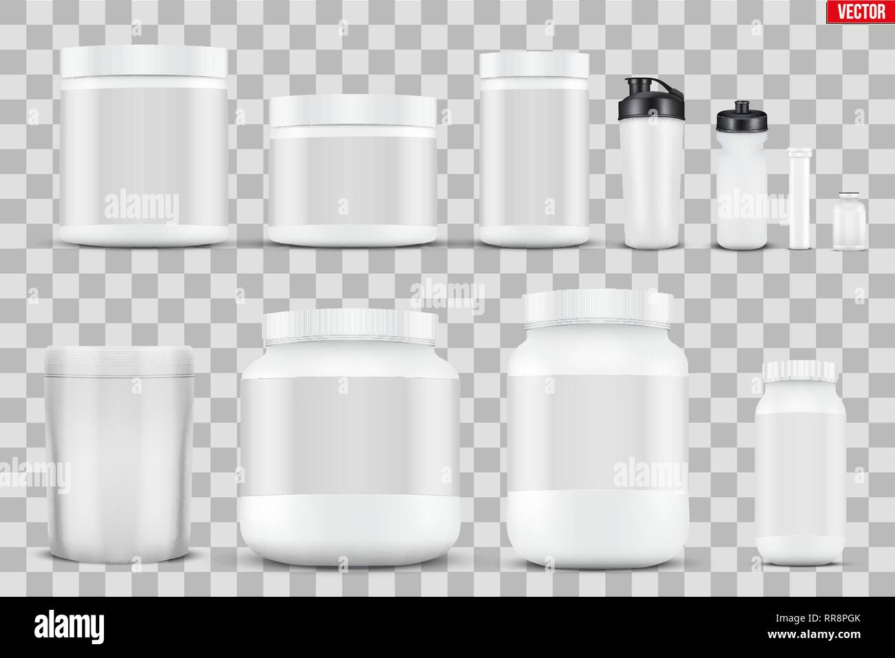 Food nutrition supplement bottle Stock Vector Images - Alamy