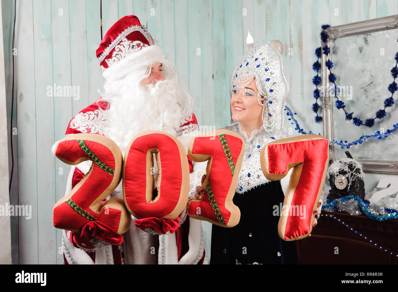 Russian Christmas characters: Ded Moroz, Father Frost and Snegurochka ...