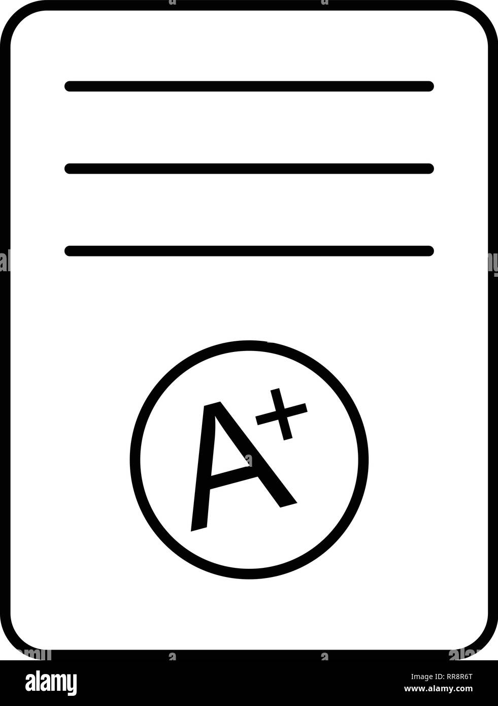 Grade 12 result Stock Vector Images - Alamy