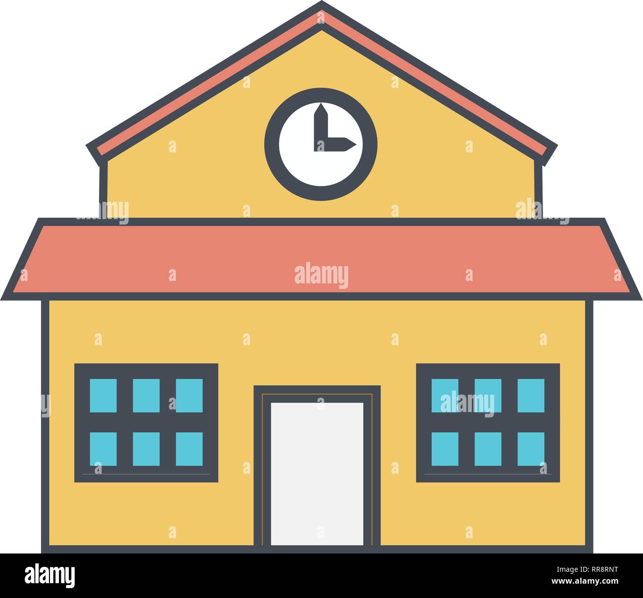 No 5 middle school Stock Vector Images - Alamy