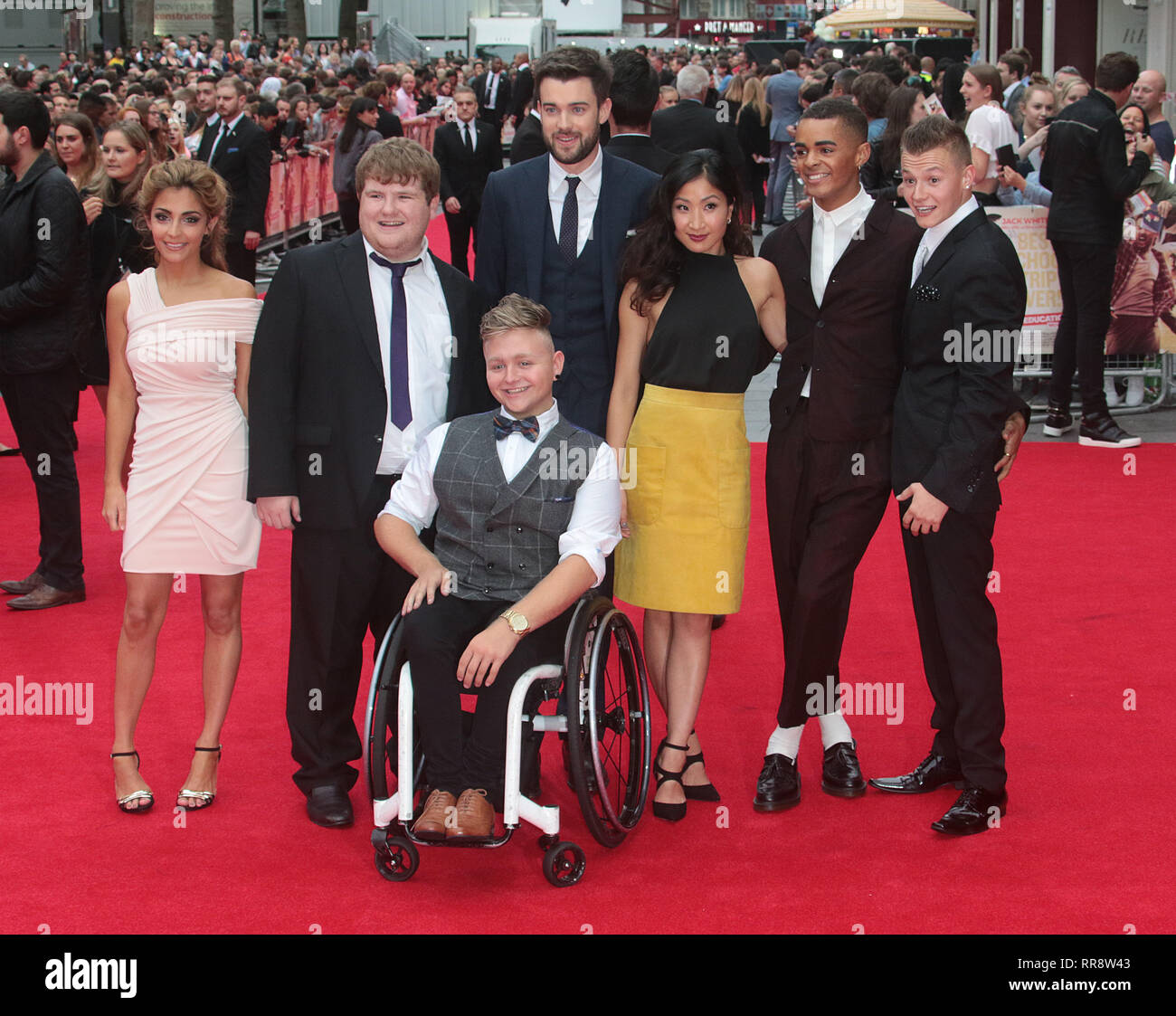 Aug 20, 2015 -Photo Shows: Jack Whitehall and cast Stock Photo - Alamy