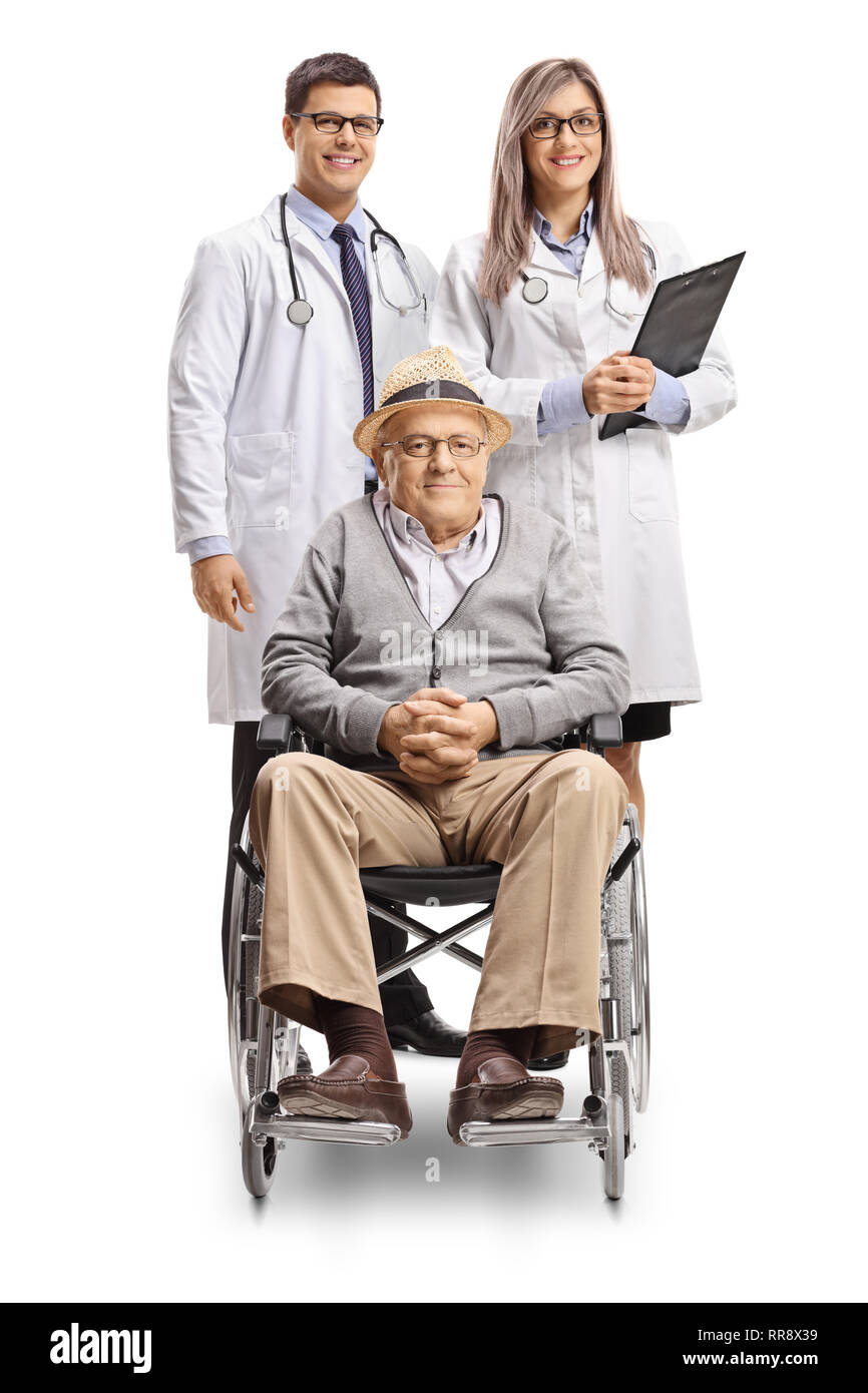 Medical team senior male Cut Out Stock Images & Pictures - Alamy