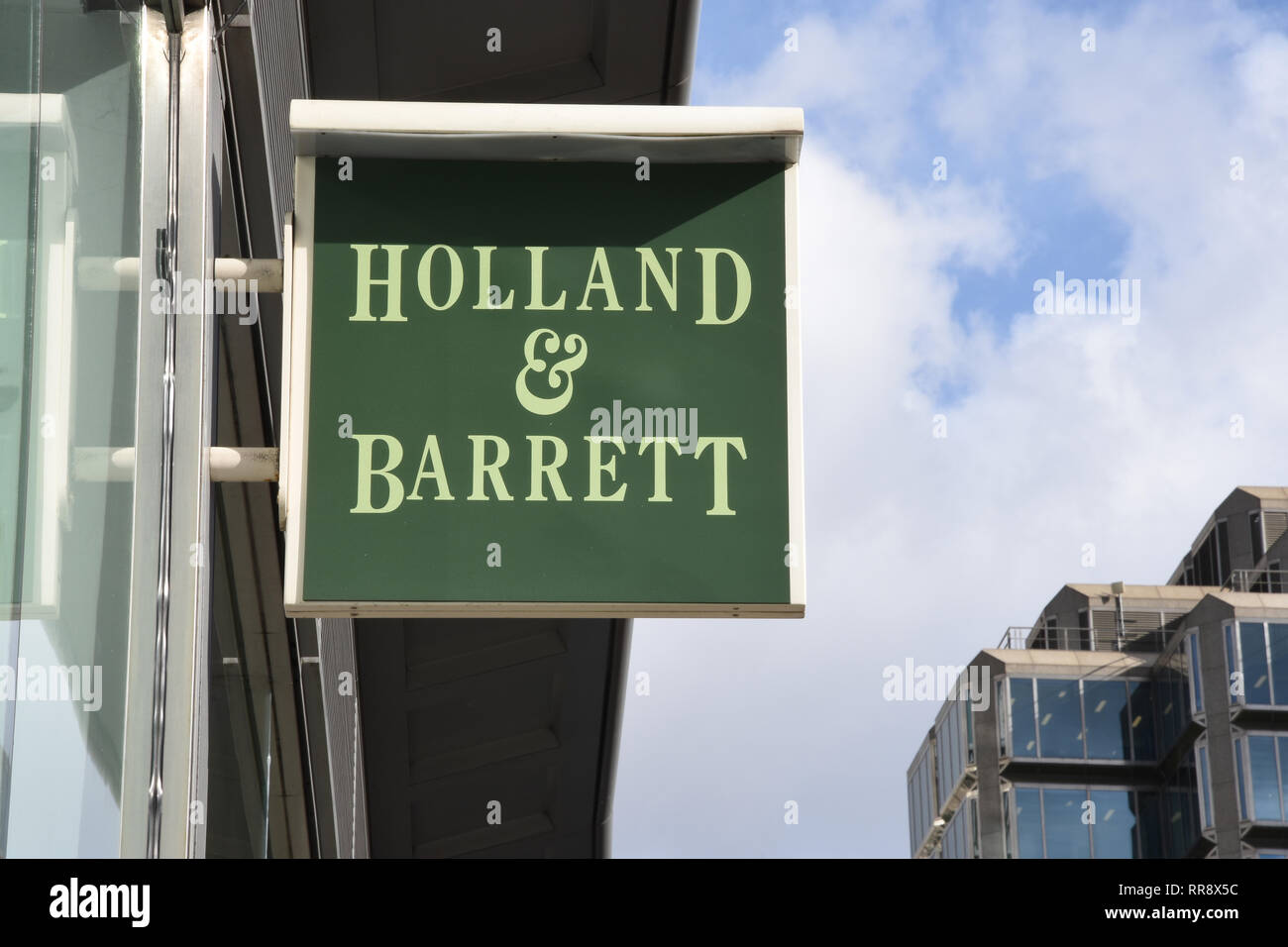 Holland & Barrett Sign,Victoria Street,London Stock Photo - Alamy