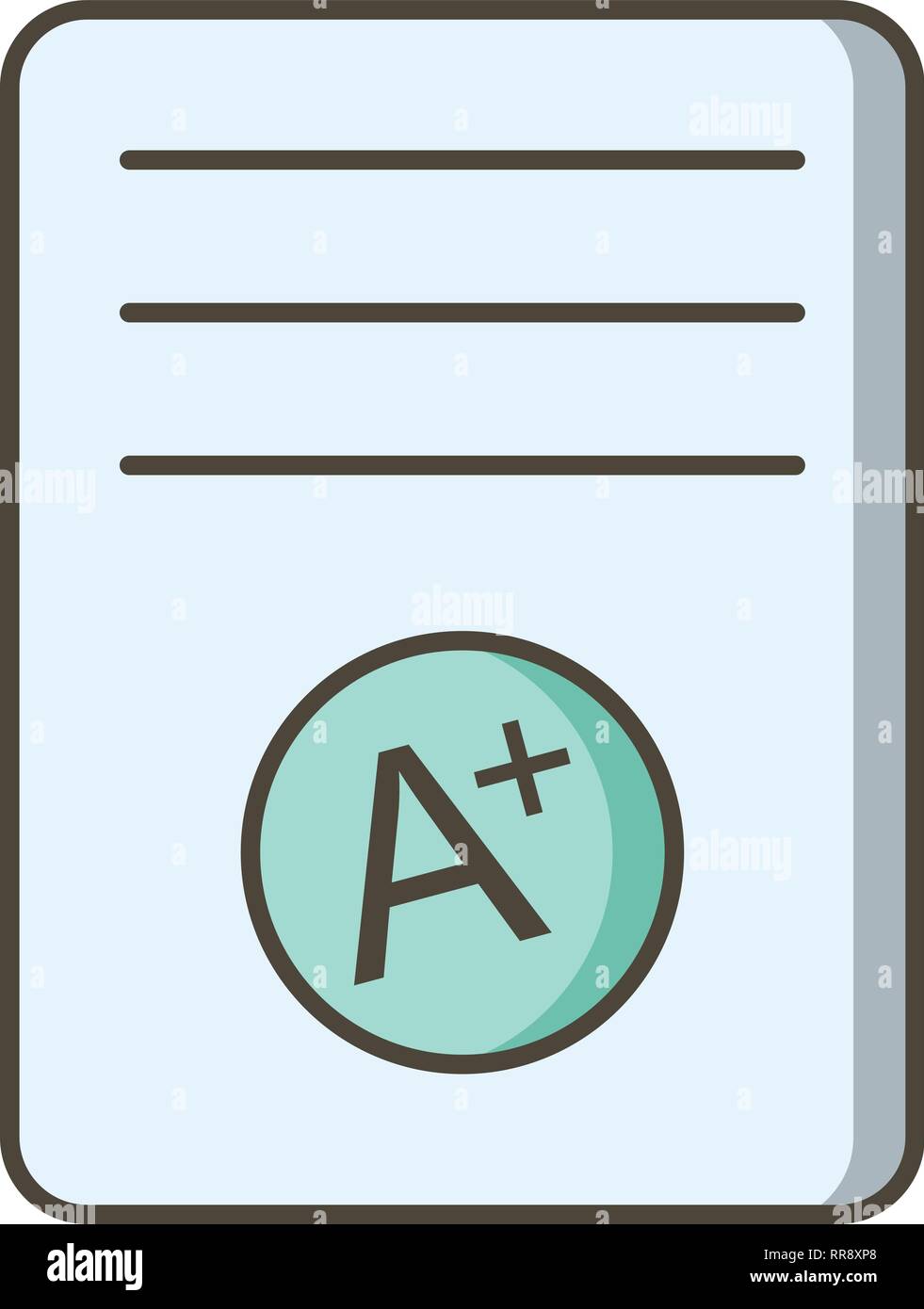 A+ Grade Vector Icon Sign Icon Vector Illustration For Personal And ...