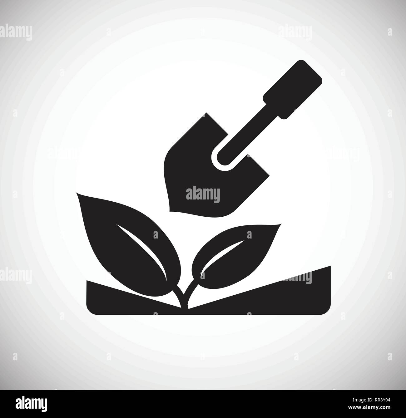 Grow icon on white background for graphic and web design, Modern simple ...