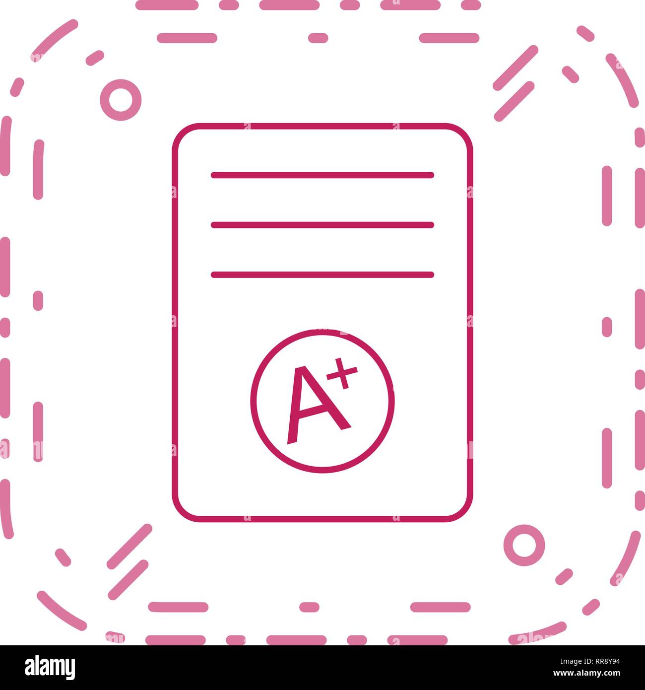 A+ Grade Vector Icon Sign Icon Vector Illustration For Personal And ...