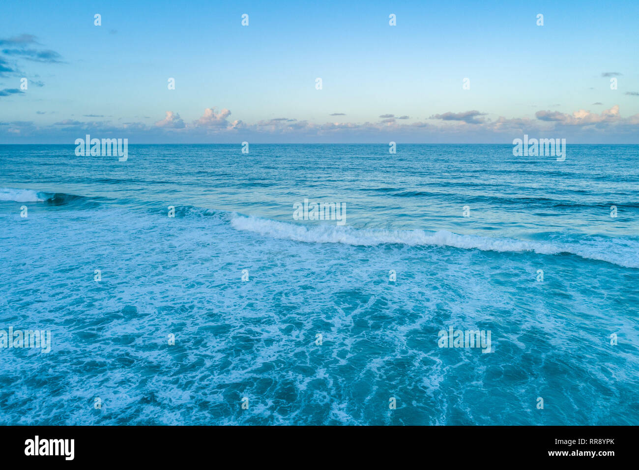 Aerial over ocean waves breaking hi-res stock photography and images ...
