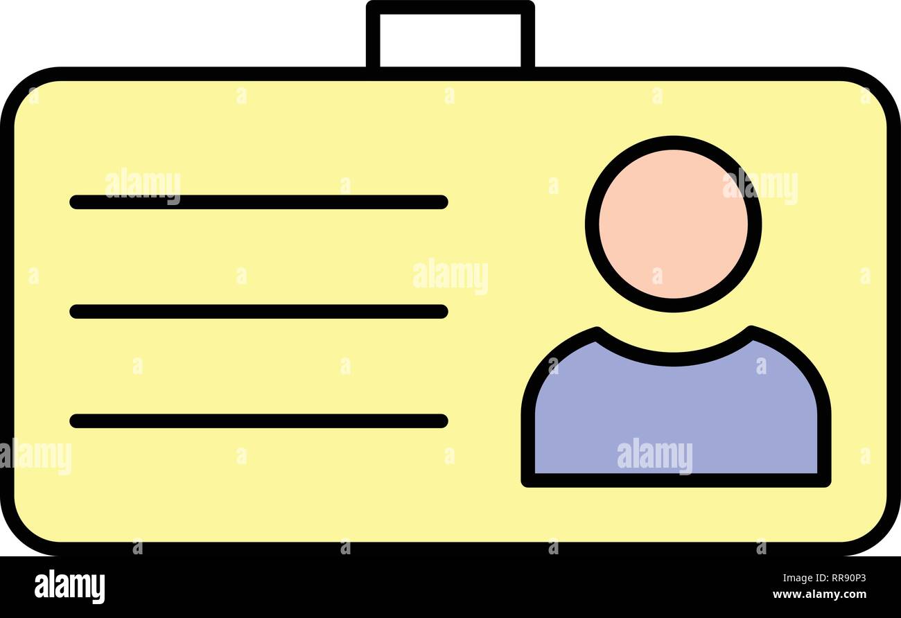 Student Card Vector Icon Sign Icon Vector Illustration For Personal And ...