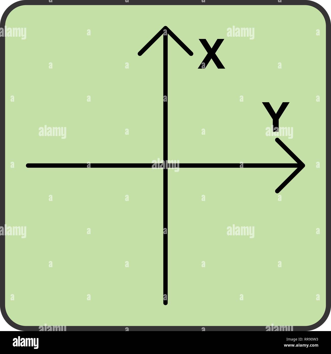 Axis Vector Icon Sign Icon Vector Illustration For Personal And ...