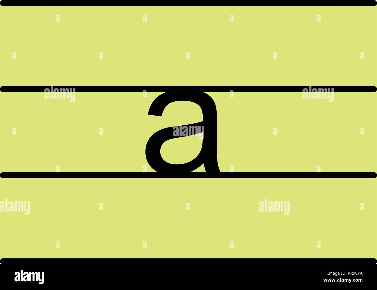 Lowercase Vector Icon Sign Icon Vector Illustration For Personal And ...