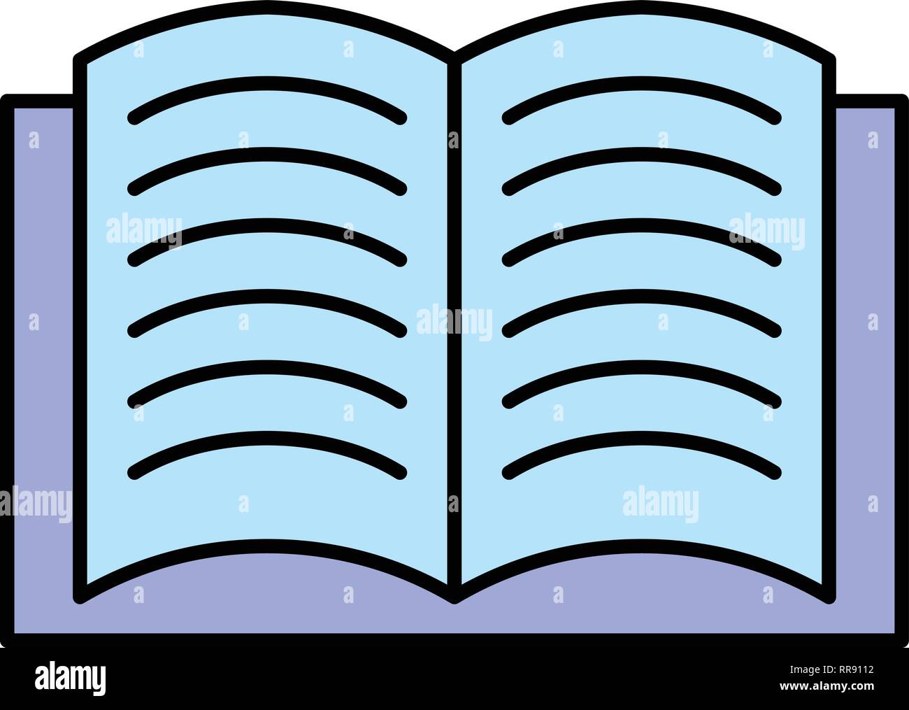 Open Book Vector Icon Sign Icon Vector Illustration For Personal And ...