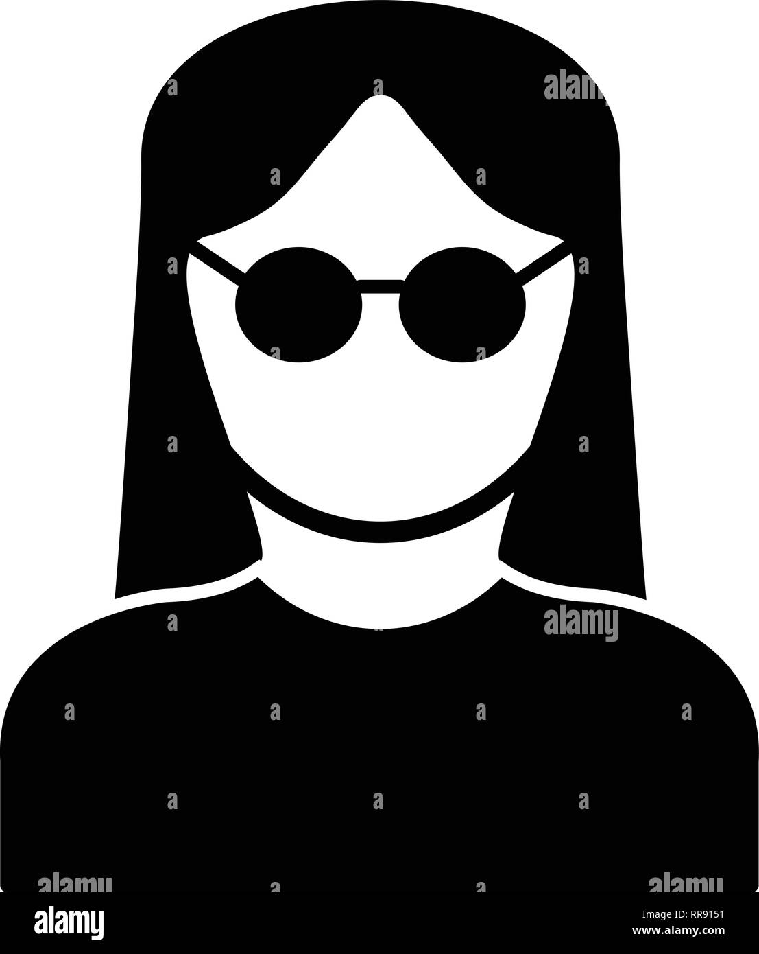 Female Scientist Vector Icon Sign Icon Vector Illustration For Personal ...