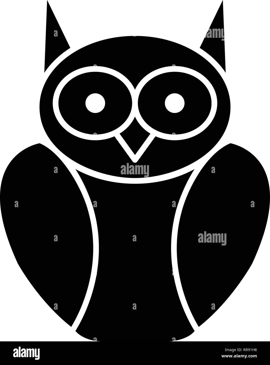 Graduate Owl Vector Icon Sign Icon Vector Illustration For Personal And ...