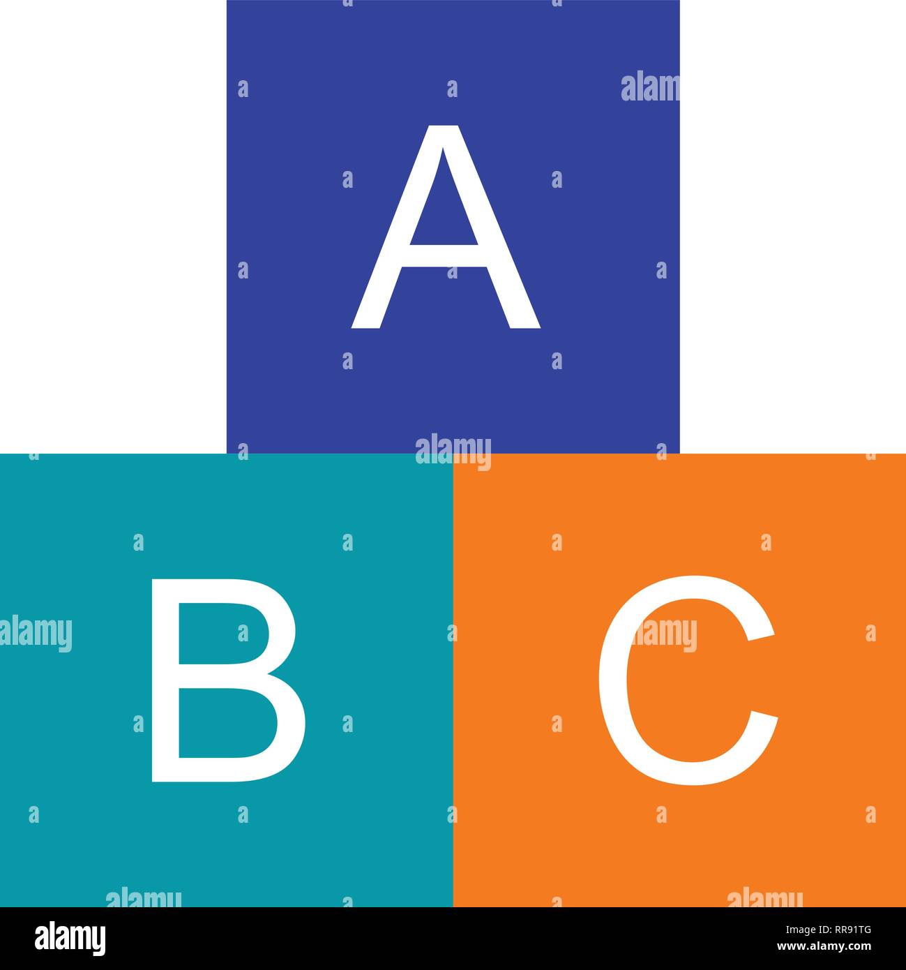 ABC Cubes Vector Icon Sign Icon Vector Illustration For Personal And ...