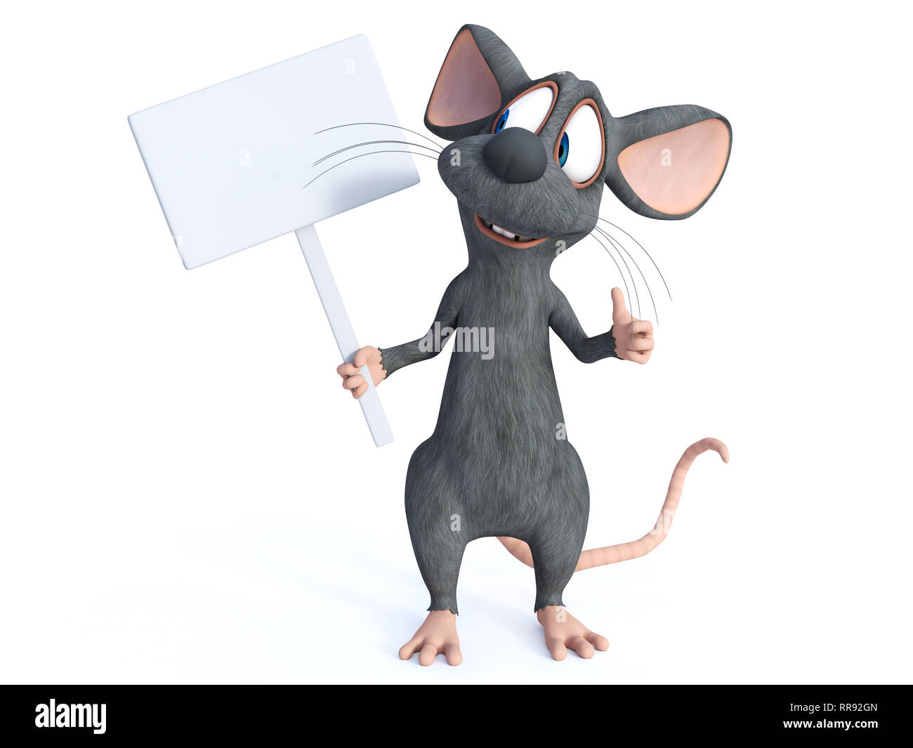 Happy cartoon mouse thumbs up hi-res stock photography and images - Alamy