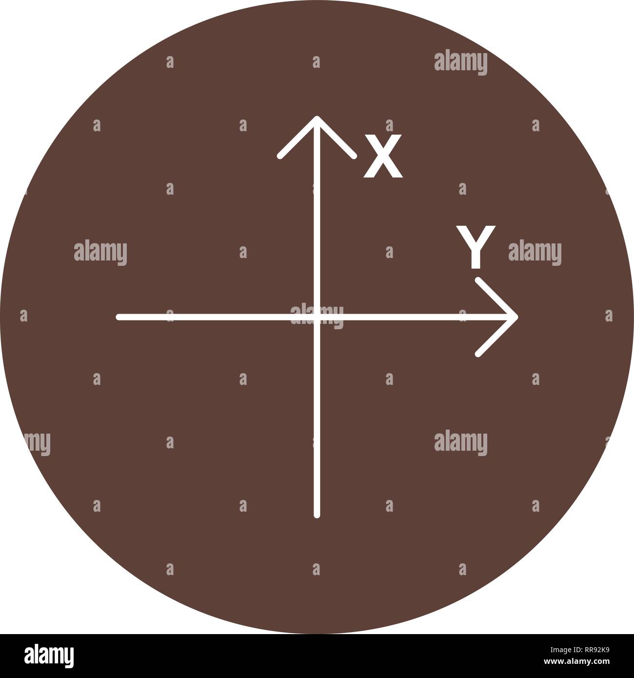 Axis Vector Icon Sign Icon Vector Illustration For Personal And ...