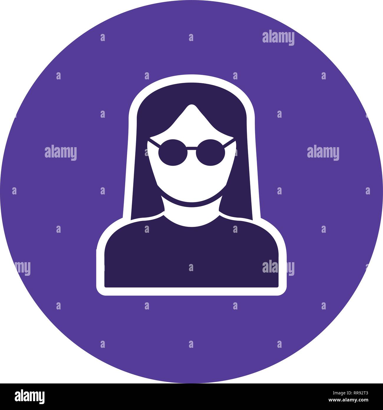 Female Scientist Vector Icon Sign Icon Vector Illustration For Personal ...