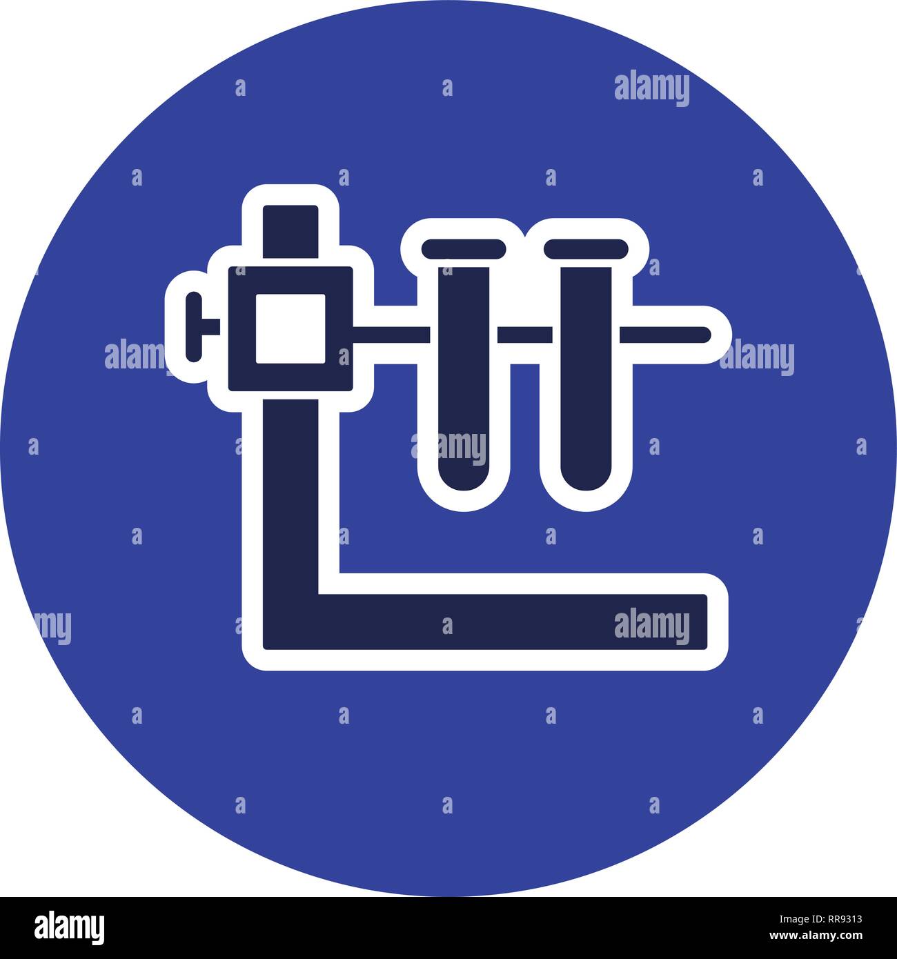 Two Tube With Stand Vector Icon Sign Icon Vector Illustration For ...