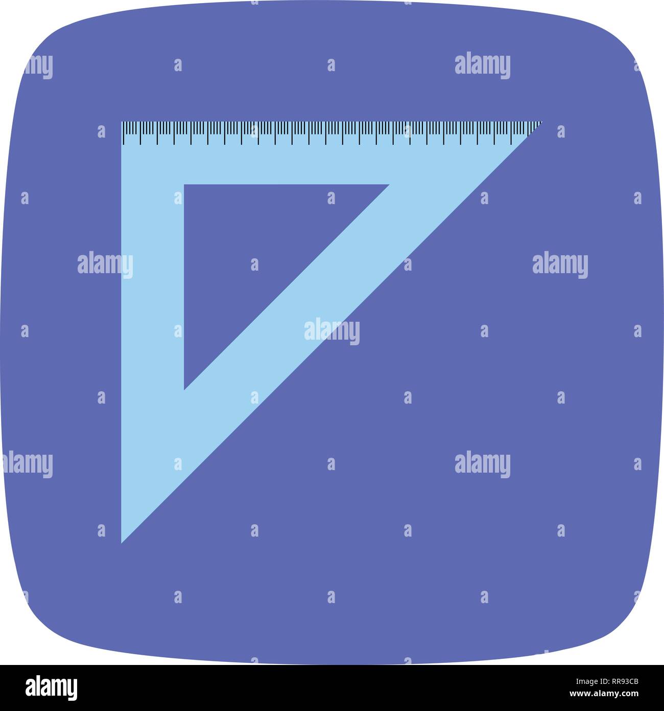 Set Square Vector Icon Sign Icon Vector Illustration For Personal And ...