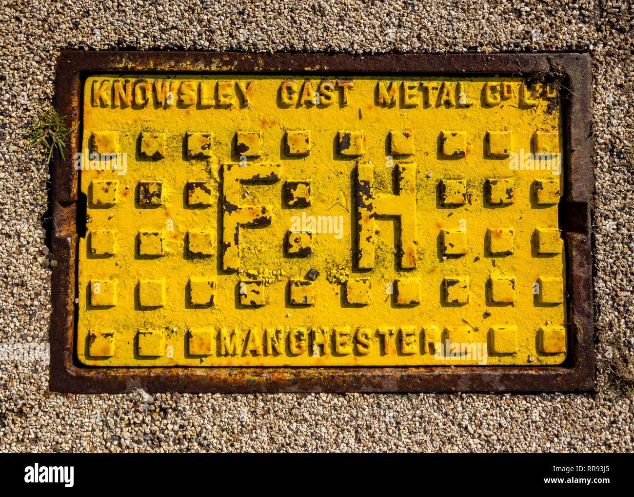 Fire hydrant cover in Hotham Park, Bognor Regis, West Sussex, UK Stock ...