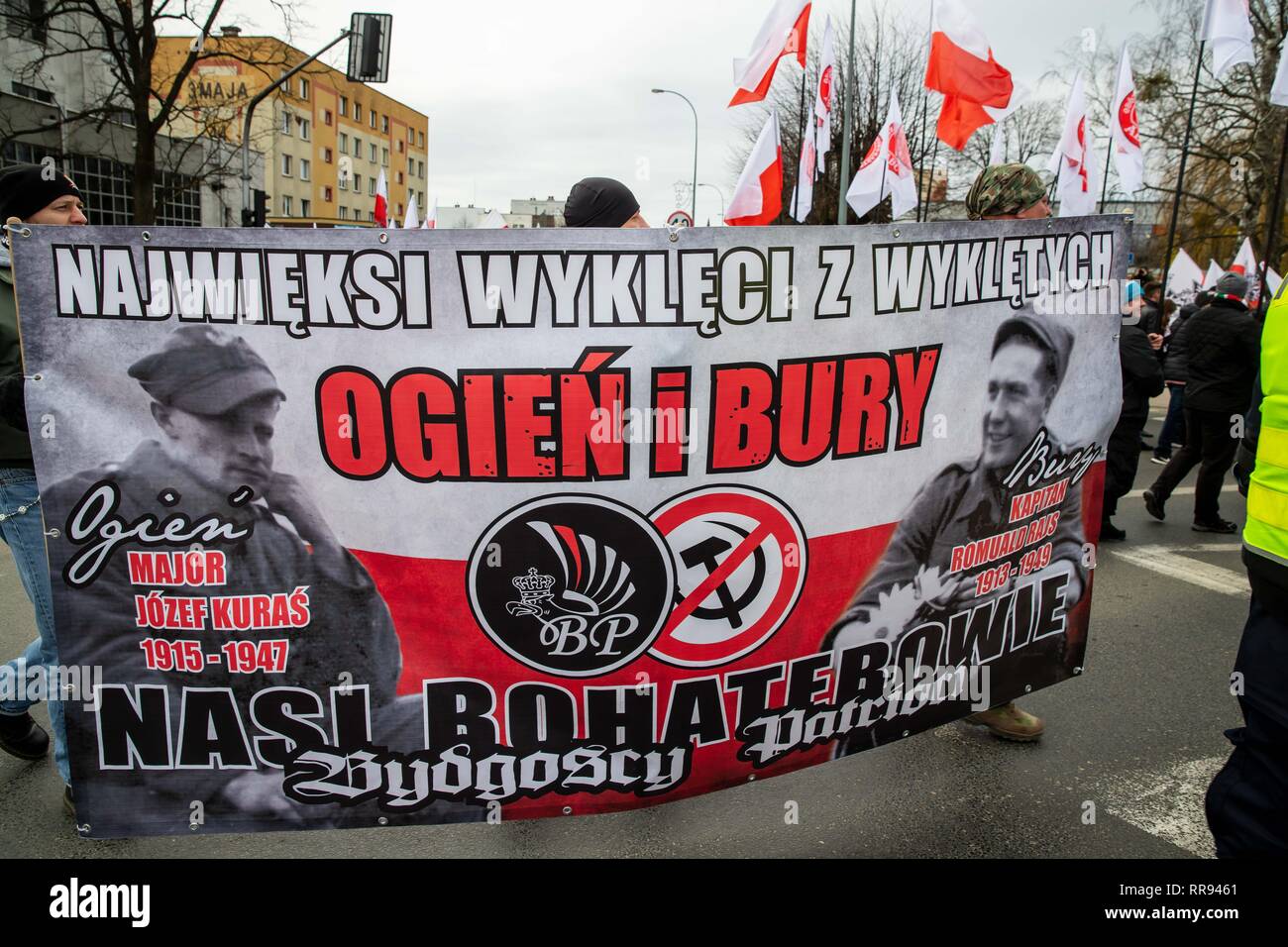 The 4th Cursed soldiers' March organised by ONR - the National Radical ...