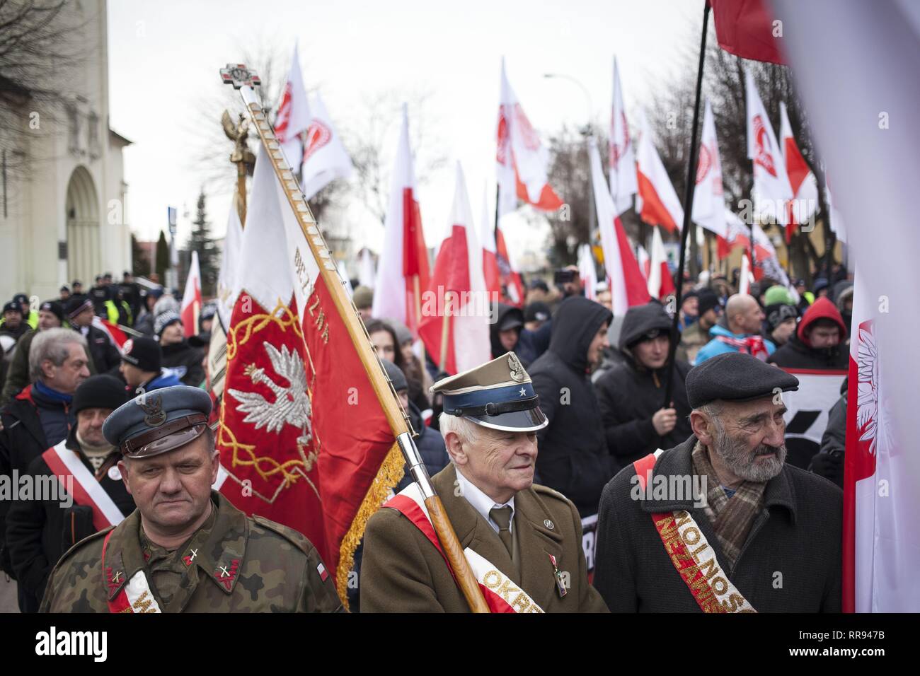 The 4th Cursed soldiers' March organised by ONR - the National Radical ...