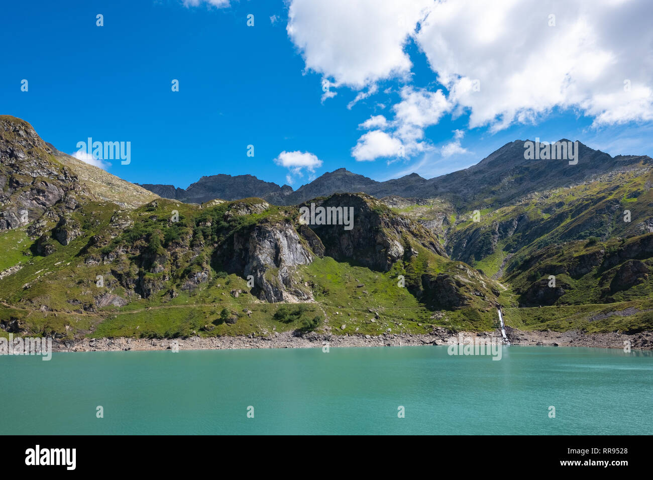 Beautiful scenery in summer at Lago di Robiei in Ticino, Switzerland ...