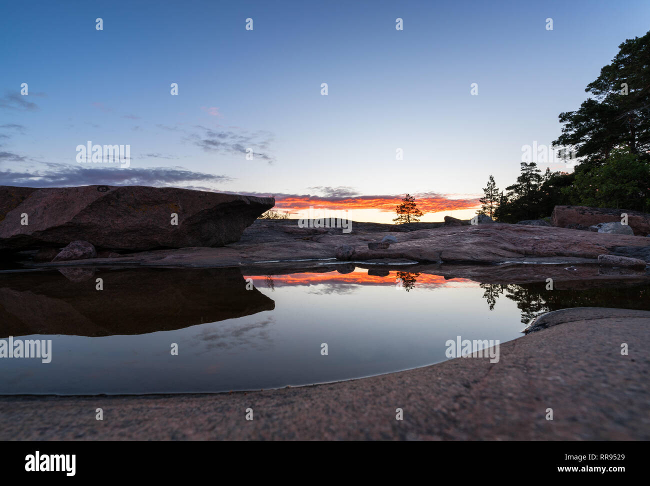 At Kirkkonummi archipelago, Finland Stock Photo - Alamy