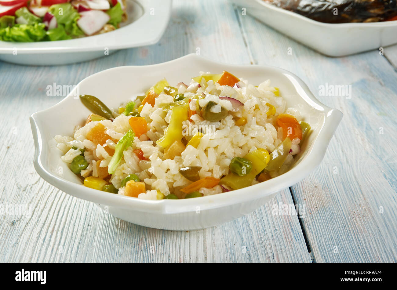Caribbean Confetti Rice, fragrant coconut rice recipe loaded with ...