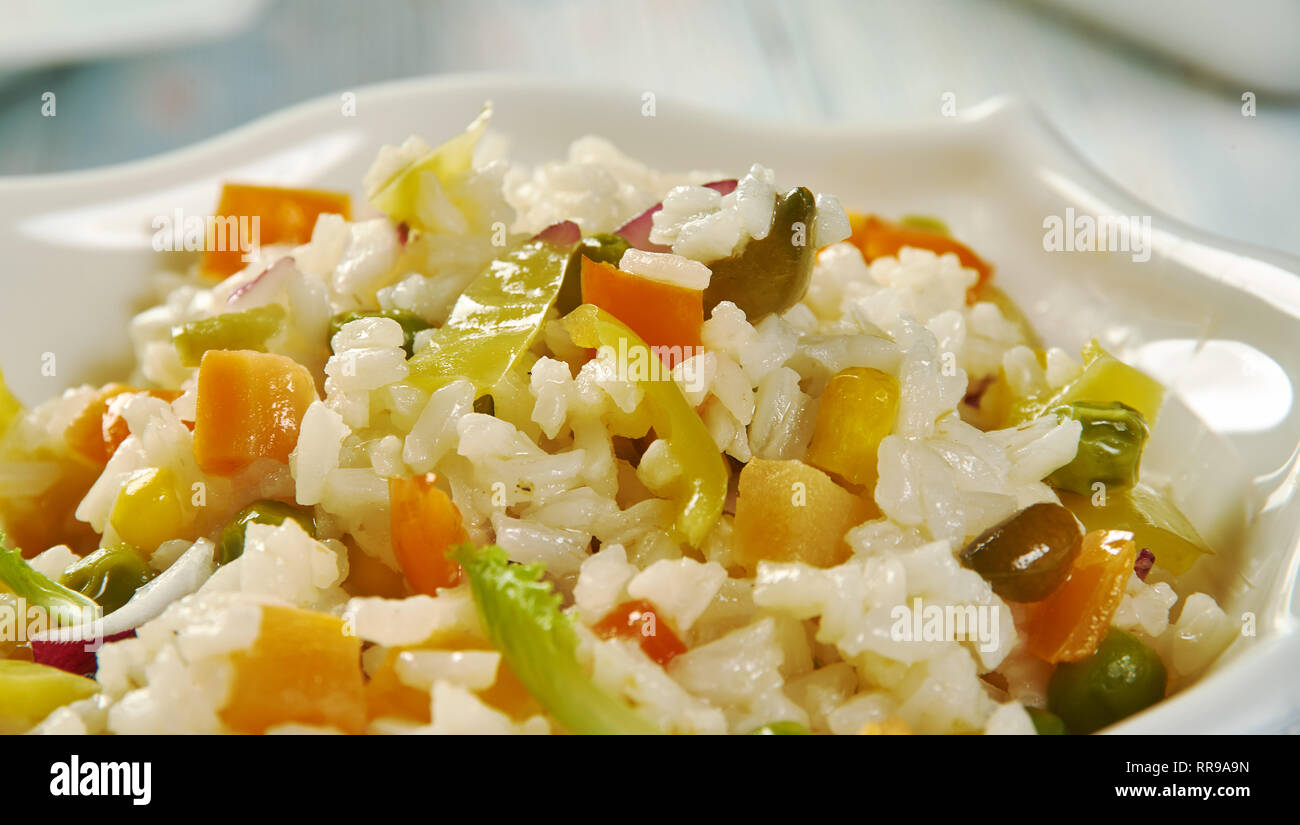 Caribbean Confetti Rice, fragrant coconut rice recipe loaded with ...