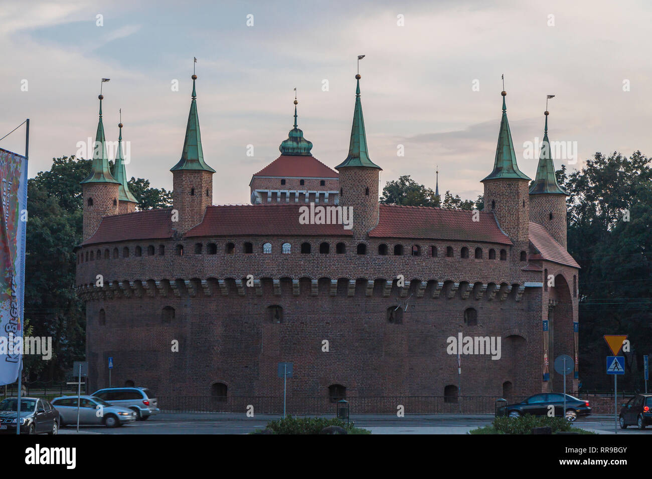 The Barbican Fortress, Krakow Stock Photo - Alamy