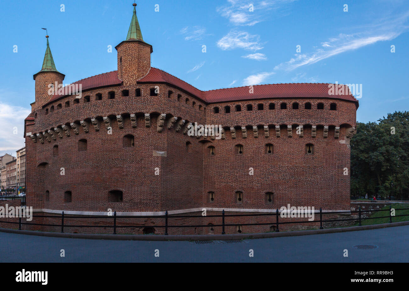 The Barbican Fortress, Krakow Stock Photo - Alamy