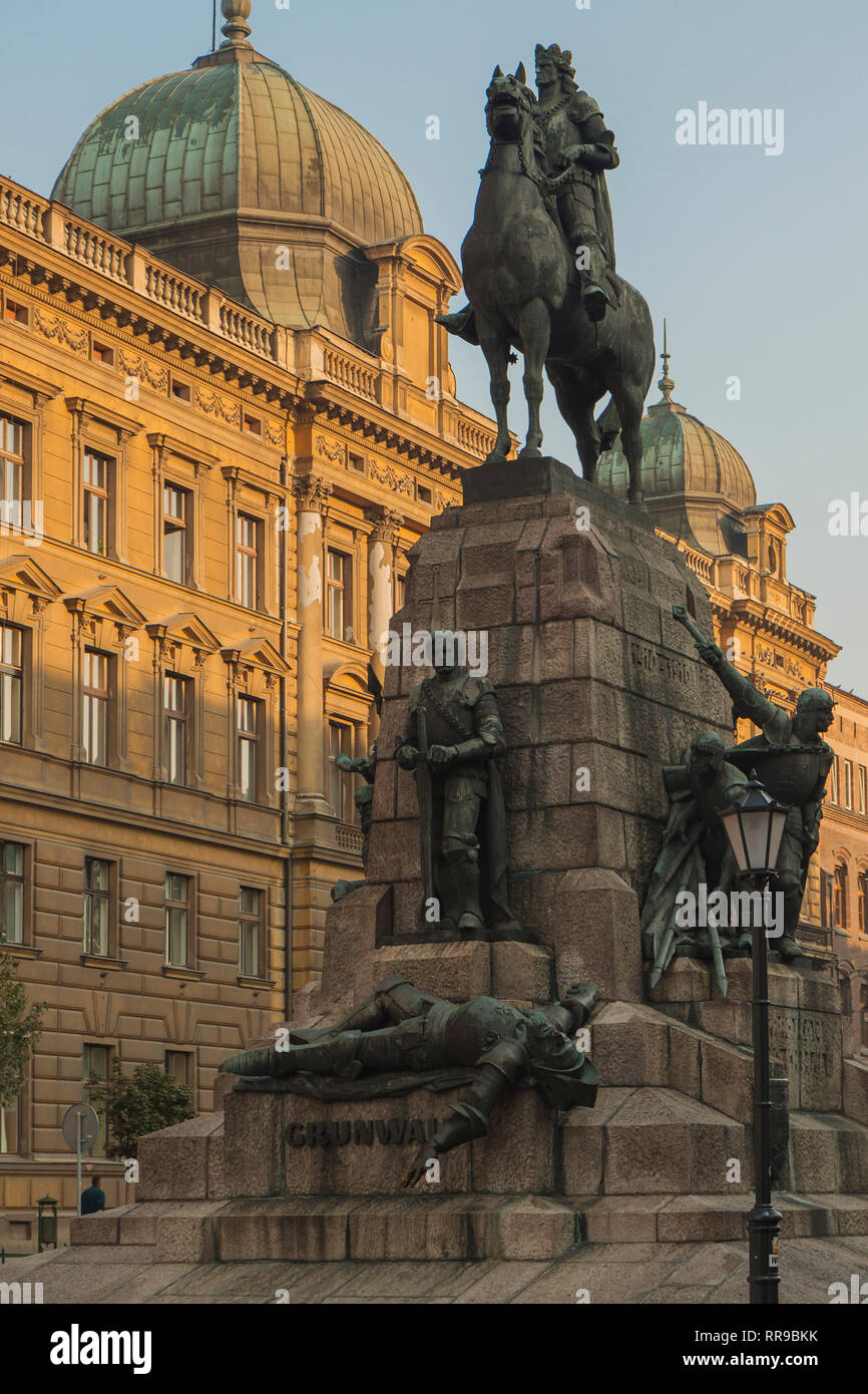 Grunwald Monument, Krakow Stock Photo - Alamy