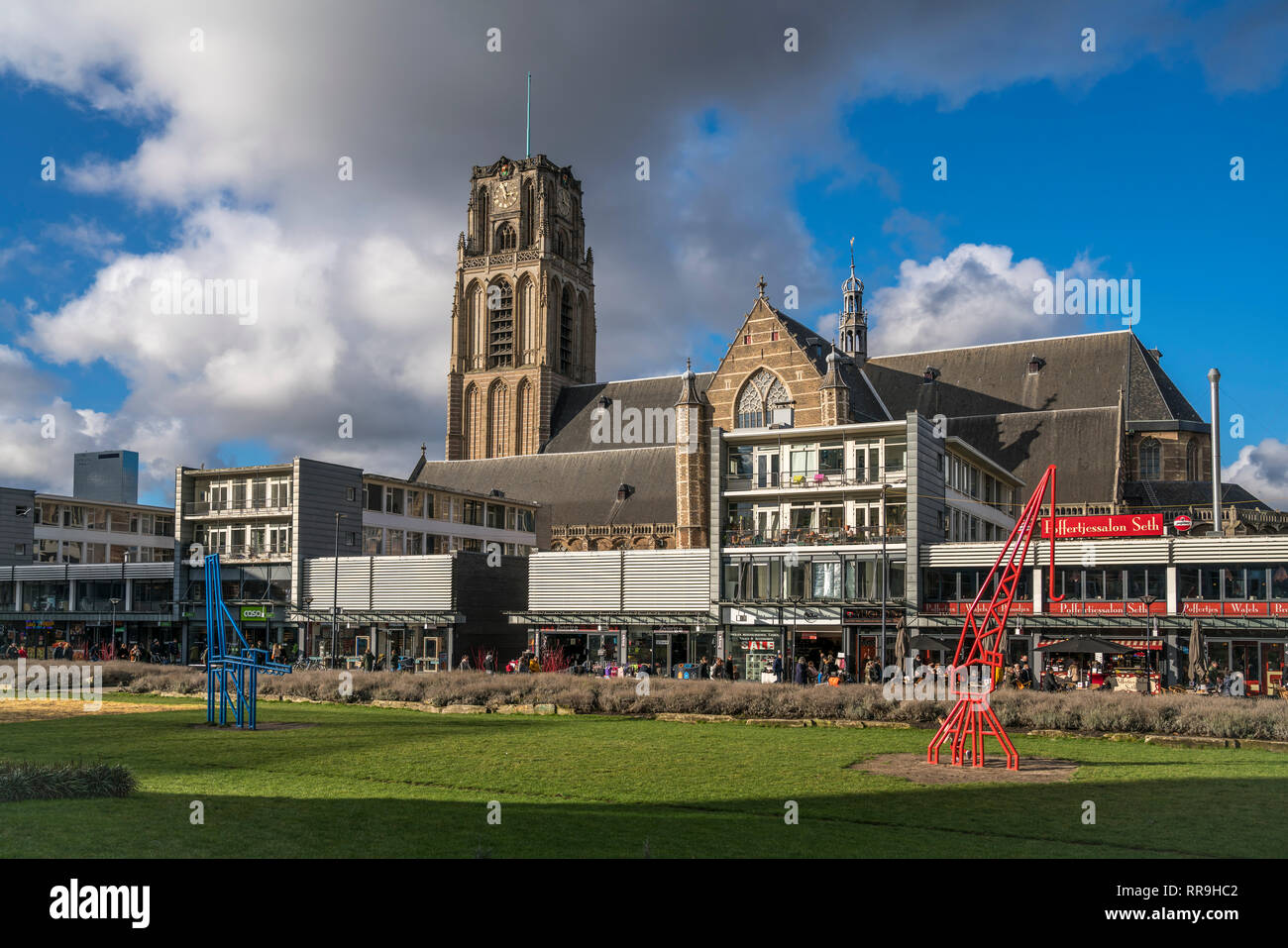 Sint laurenskerk church rotterdam hi-res stock photography and images ...