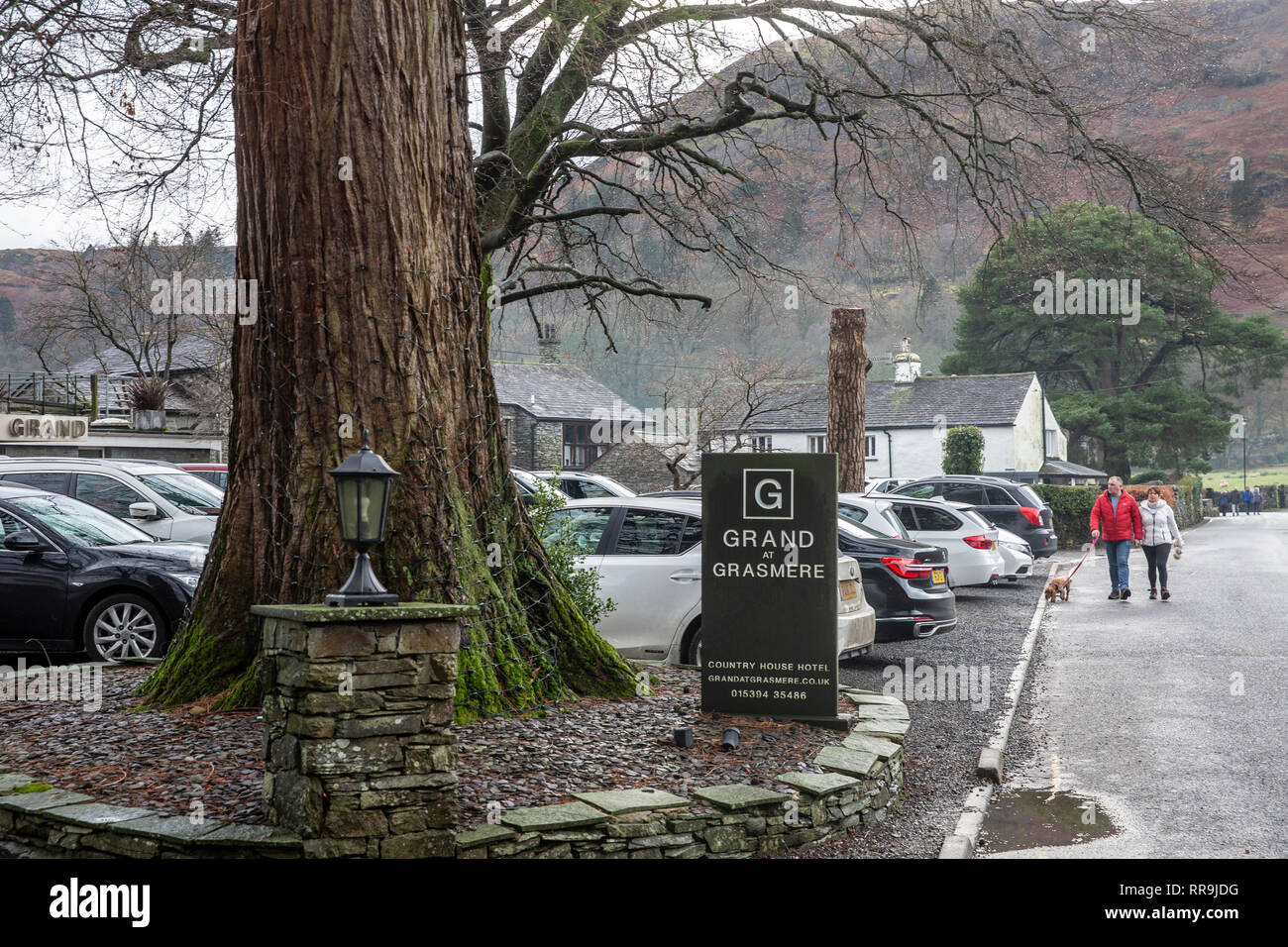 Grand at Grasmere, country house hotel,Grasmere village,Lake District ...