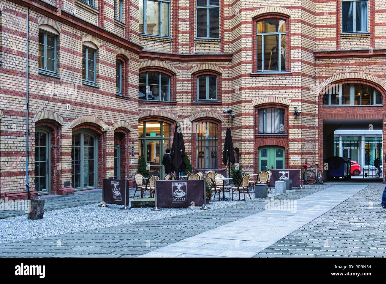 Einstein Kaffee - Coffee shop with outdoor tables and chairs in Inner ...