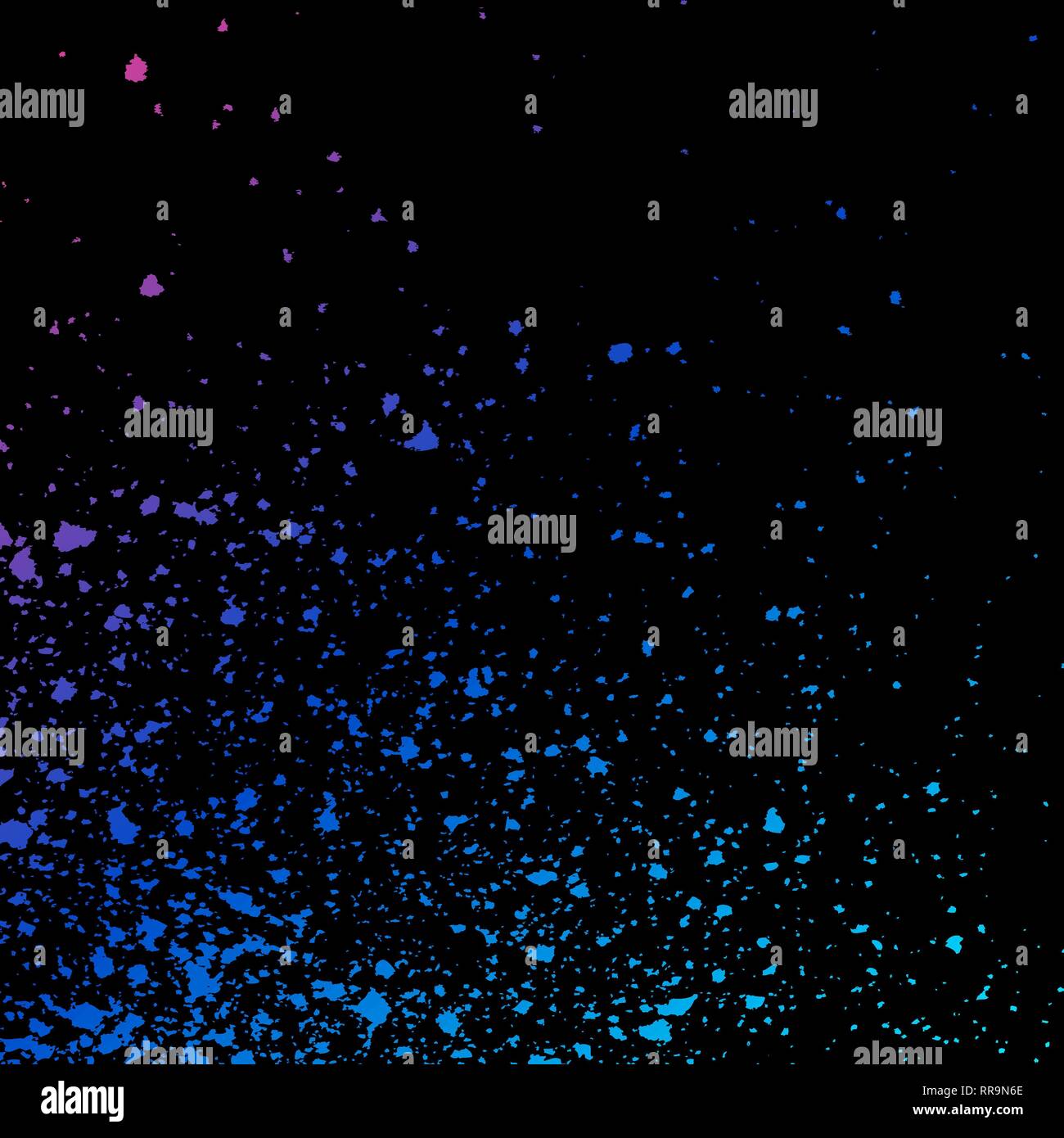 Neon explosion paint splatter artistic template design. Colorful ink ...