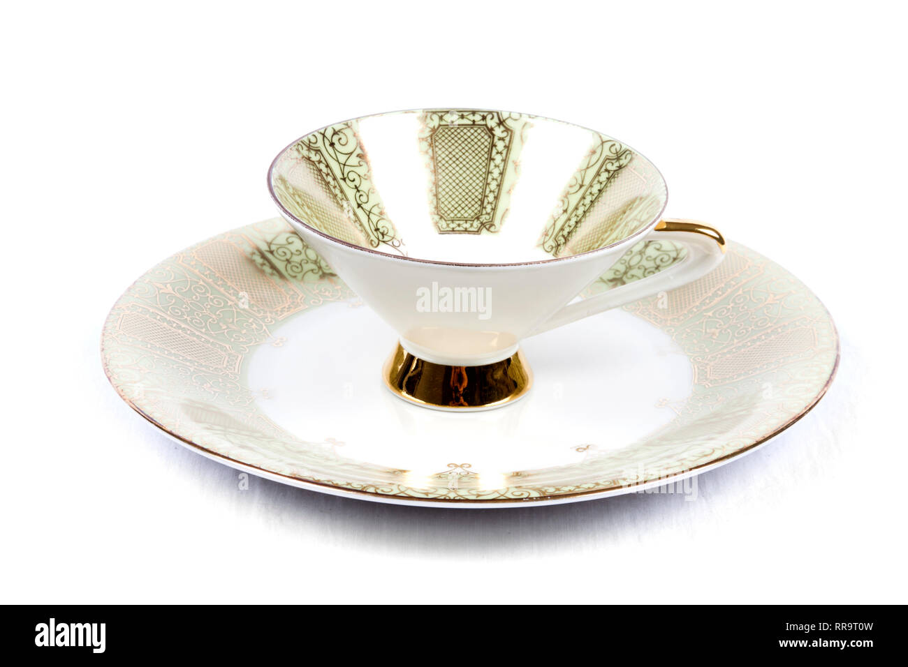 Retro - Vintage style tea cup - photo Stock Photo - Alamy