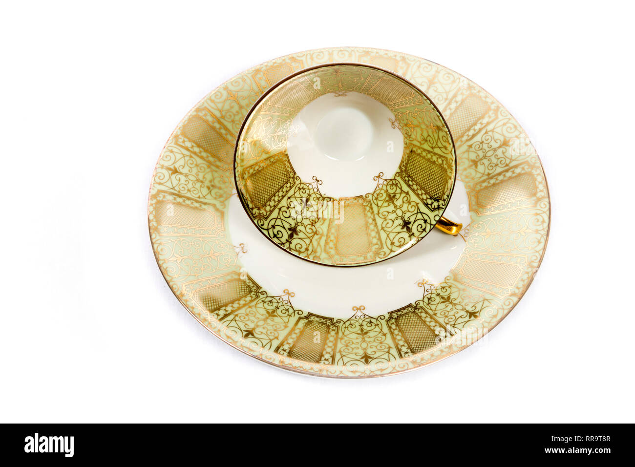 Retro - Vintage style tea cup - photo Stock Photo - Alamy