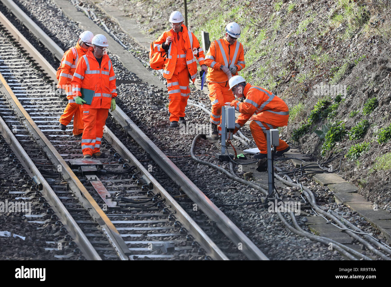 Network Rail Engineering Work High Resolution Stock Photography and ...