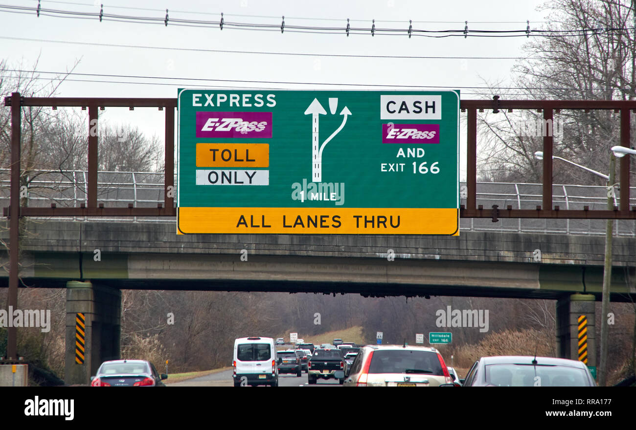 New jersey highway signs hi-res stock photography and images - Alamy